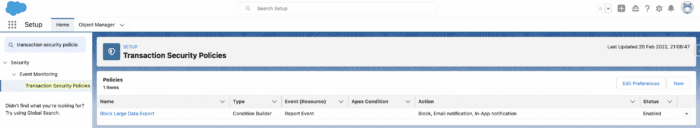 Essential Guide for Salesforce Transaction Security Policies
