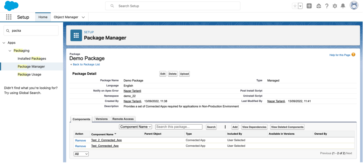 Salesforce Connected App Hub Nubessom