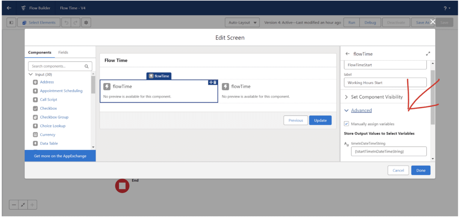 Working with Time data type in Flows - Nubessom